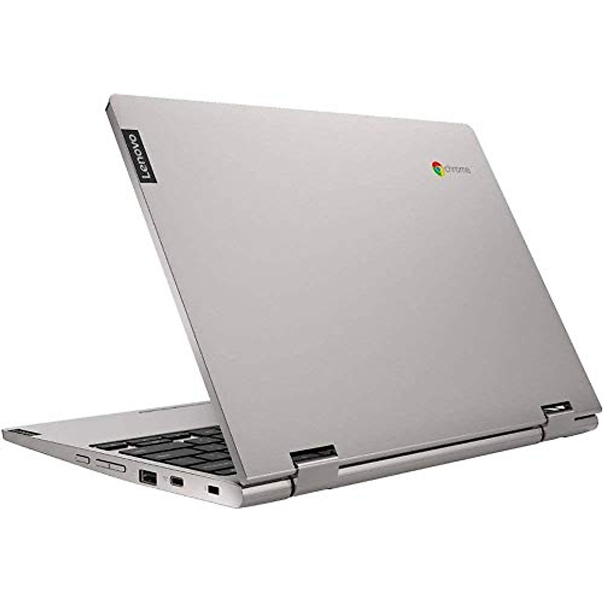 Lenovo Chromebook C340 2-in-1 Convertible Laptop, 11.6" HD Touchscreen, Intel Celeron N4000, 32GB eMMC, 4GB DDR4 RAM, WiFi, USB Type-C, Bluetooth, Webcam, Chrome OS, Platinum Gray