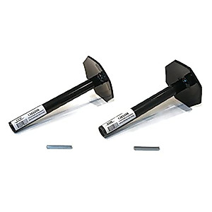 The ROP Shop | Heavy Duty Set of 2 Snowplow Stands with 1/4" x 2" Roll Pins for Western Enforcer Plow