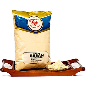 TAJ Premium Indian Besan Flour (Chick Pea, Gram Flour), (2-Pounds)
