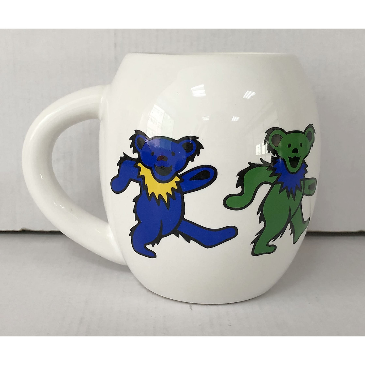 Bioworld Grateful Dead Dancing Bears 18 oz Oval Ceramic mug