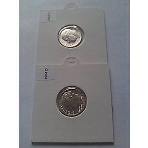 REEDERSONG 1964-D Roosevelt Dimes-2 Pack