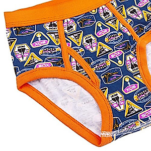 Disney Boys' Pixar’s Buzz Lightyear Underwear Multipacks with Zurg and Zyclops in Sizes 4, 6, 8, 10, Buzz5pkbrief