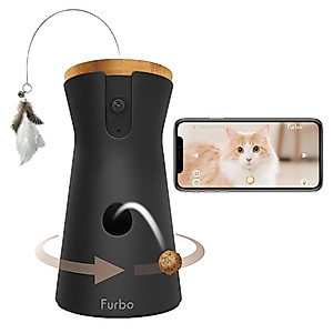 Furbo Dog Camera: Treat Tossing, Full HD Wifi Pet Camera and 2-Way Audio, Designed for Dogs, Compatible with Alexa (As Seen On Ellen)