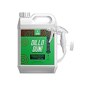 Zone Protects Dillo Dun! Armadillo Repellent Spray. Stop Armadillos from Digging in Your Yard, Gardens and Flower Beds. Natural Armadillo Repellent Liquid Spray