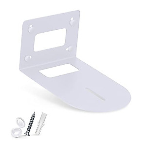 PTZ Camera Wall Mount Bracket Compatible with HuddleCam, PTZOptics, Sony, AVIPAS, AVKANS, SMTAV, FOMAKO, PRISUAL & More, Universal Holder Shelf, by Brainwavz (White)