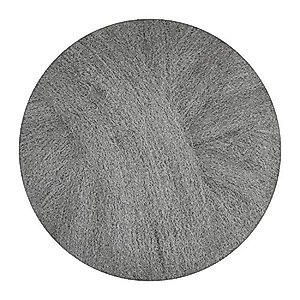 GMT Steel Wool #1 Medium Grade 17" Radial Floor Pads; Case of 12 Pads; For Cleaning and Dry Scrubbing Wood, Tile, & Granite (120171)