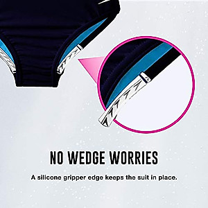 Speedo Girl's Swimsuit One Piece Solid Cross Back Multi Straps Navy, 10