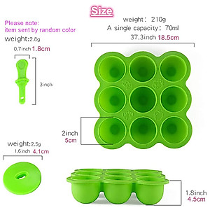 KeepingcooX Silicone Egg Bites Molds with Lid for Instant Pot Accessories with Non-Stick Popsicle Ice Pop Maker including 9 Reusable Plastic Sticks, fit for 6/8 Quart Pressure Cooker