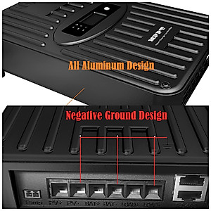 60 Amp MPPT Solar Charge Controller 12V 24V DC Input Negative Ground Max 150V Input Max Solar Panel Charger Controller LCD Backlight Solar Panel Regulator fit for Gel Sealed Flooded Lithium Battery