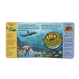 Melissa & Doug Children’s Book - Play-Alongs: At the Seashore (10 Pages, 10 Sea Creature Toys)