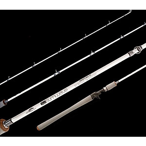 Tsunami Slim Wave White Jigging Conventional Rod 6'4" Medium Heavy SWSPC-641-MH