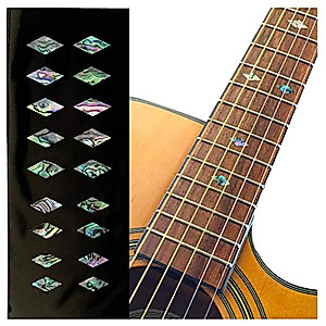 Inlaystickers Jockomo Traditional Diamond (Avalon Mix) Position Mark Guitar Bass Ukulele Inlay Sticker