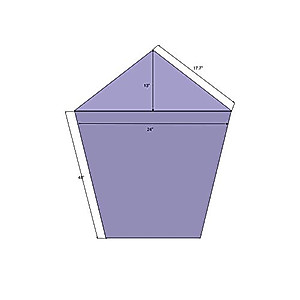 ATS Acoustics Corner Bass Trap 24x48x13 Inches, Low-Range in Ivory