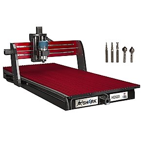 VMTW Exclusive Next Wave SHARK HD520 CNC Router + $699 worth Vectric PRO V Carve design software +Whiteside 705 CNC Router bit set + a Free 2 HP spindle set worth $699 till 3-31-24