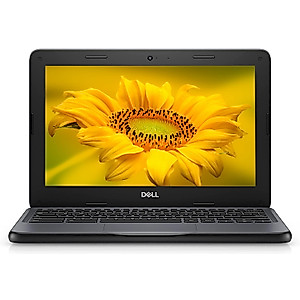 Dell 11'' HD Touchscreen Chromebook, Intel Celeron N Processor Up to 2.47GHz, 4GB Ram, 32GB SSD, HDMI, Super-Fast WiFi, Chrome OS, Pastel Black (Renewed)