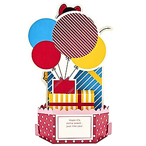 Hallmark Paper Wonder Minnie Mouse Pop Up Birthday Card (Extra Sweet)