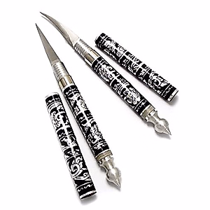 2 Set of Professional fruit/vegetable carving knifes Thai cutter style tools