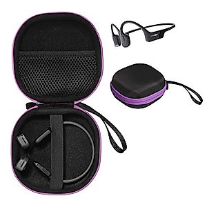 CaseSack Bone Conduction Headphone Case for Aftershokz Aeropex Trekz, Trekz Mini, Trekz Air, Bluez 2, 2S, Xtrainerz Air Open-Ear, Shokz openrun, openrun pro, openrun Mini, openmove, opencomm