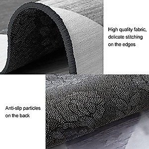 CAWIADFWJO Area Rug Retro Groovy Wavy Psychedelic Checkerboard Check Y2K 90s Phone Case Non-Slip Soft Carpet Floor Mat Indoor Outdoor Runner Rugs Yoga Home Decor for Living Room Bedroom, 47''x63''