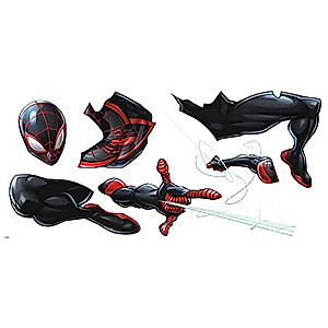 RoomMates Marvel Spider-Man Miles Morales Giant Peel and Stick Wall Decals by RoomMates, RMK3921GM