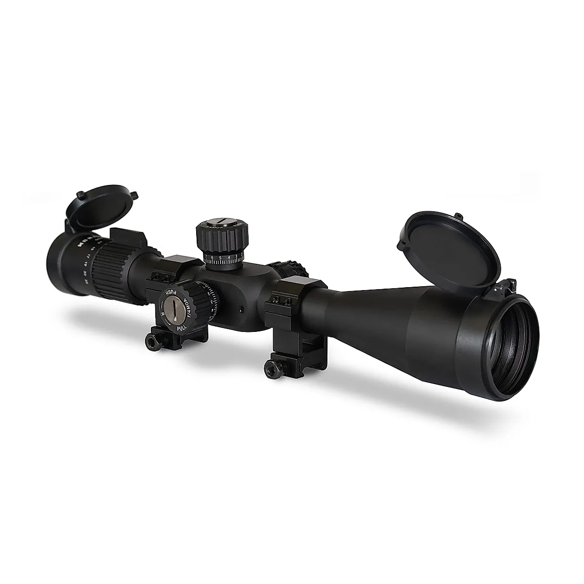 Monstrum G3 5-25x50 First Focal Plane FFP Rifle Scope with Illuminated MOA Reticle and Parallax Adjustment | Black