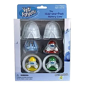 Yeti Forgetti -- Award-Winning Children's Game -- Hey, Where'd That Crab Go? -- Ages 4+ -- 2-4 Players