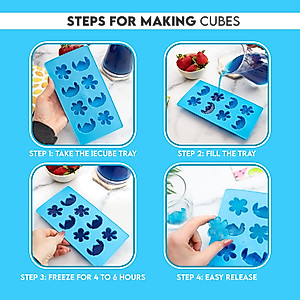 Disney Lilo & Stitch Silicone Mold Ice Cube Tray | Makes 8 Cubes