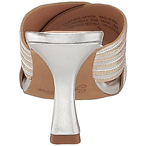 Seychelles Women's Fleet Heeled Sandal, Platinum, 8.5