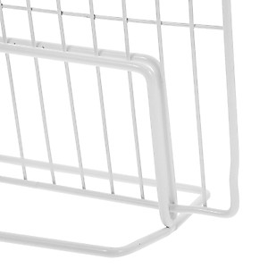 Veemoon Refrigerator Partition Board Freezer Wire Divider Iron Mesh Divider Drawer Separators Fridge Shelf Organizers Freezer Dividing Partition Plate