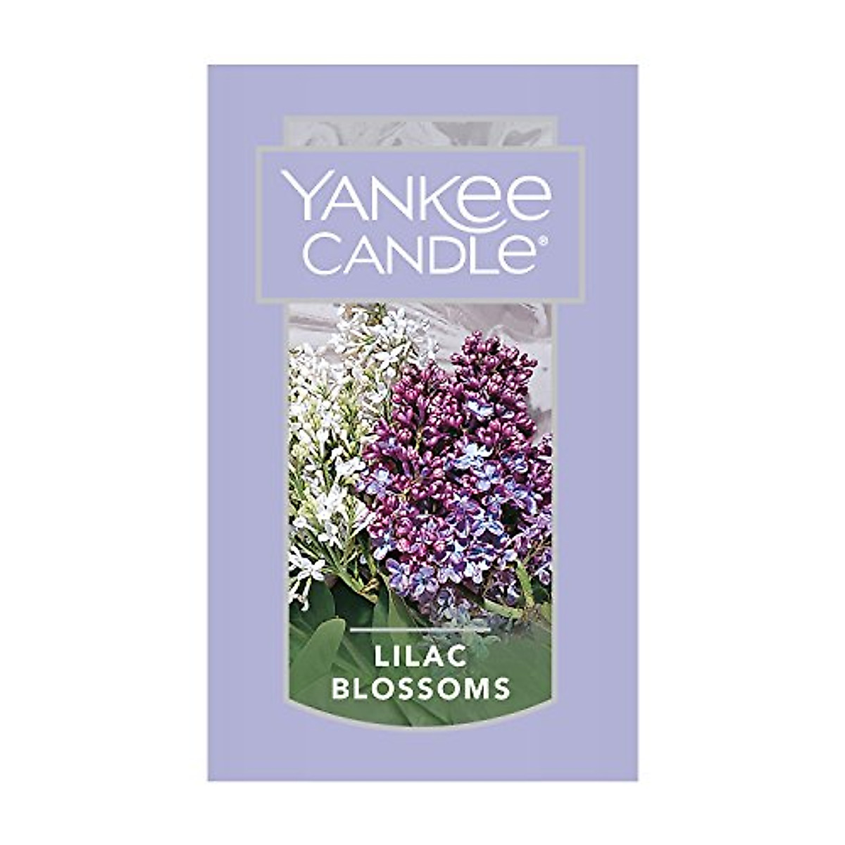 Yankee Candle Lilac Blossoms Scented, Classic 12oz Medium Perfect Pillar Single Wick Candle, Over 80 Hours of Burn Time