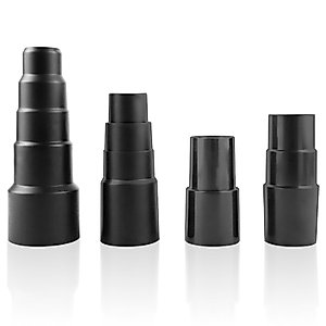 4 Pcs Vacuum Hose Adapter Kit Attachment Adapter Pool Supply 1 1/2'' to 1 3/8'' to 1 1/4'' 1''to 1 1/8'' to 1 3/8" Connector Attachments Reducer from 25/30/34 to 42 mm for Wet Dry Shop Cleaner