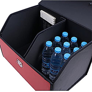Support Car Storage Bag Pu Leather Trunk Storage Box Storage Bag Folding Folding Car Trunk Cleaning Finishing