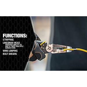 Southwire - 65028240 Tools & Equipment SNM1214HD Heavy Duty Forged Romex Stripper, Multifunctional, Ideal For Stripping 12/2 and 14/2 Romex