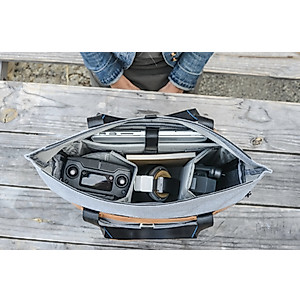 Peak Design Everyday Tote Shoulder Bag/Messenger Bag, Charcoal, Camera Case/Cover (Shoulder Bag, Universal, Shoulder Strap, Notebook Compartment, Charcoal)