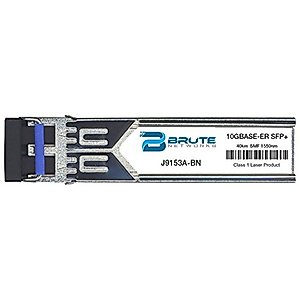 Brute Networks J9153A-BN - 10GBASE-ER 40km 1550nm SFP+ Transceiver (Compatible with OEM PN# J9153A)