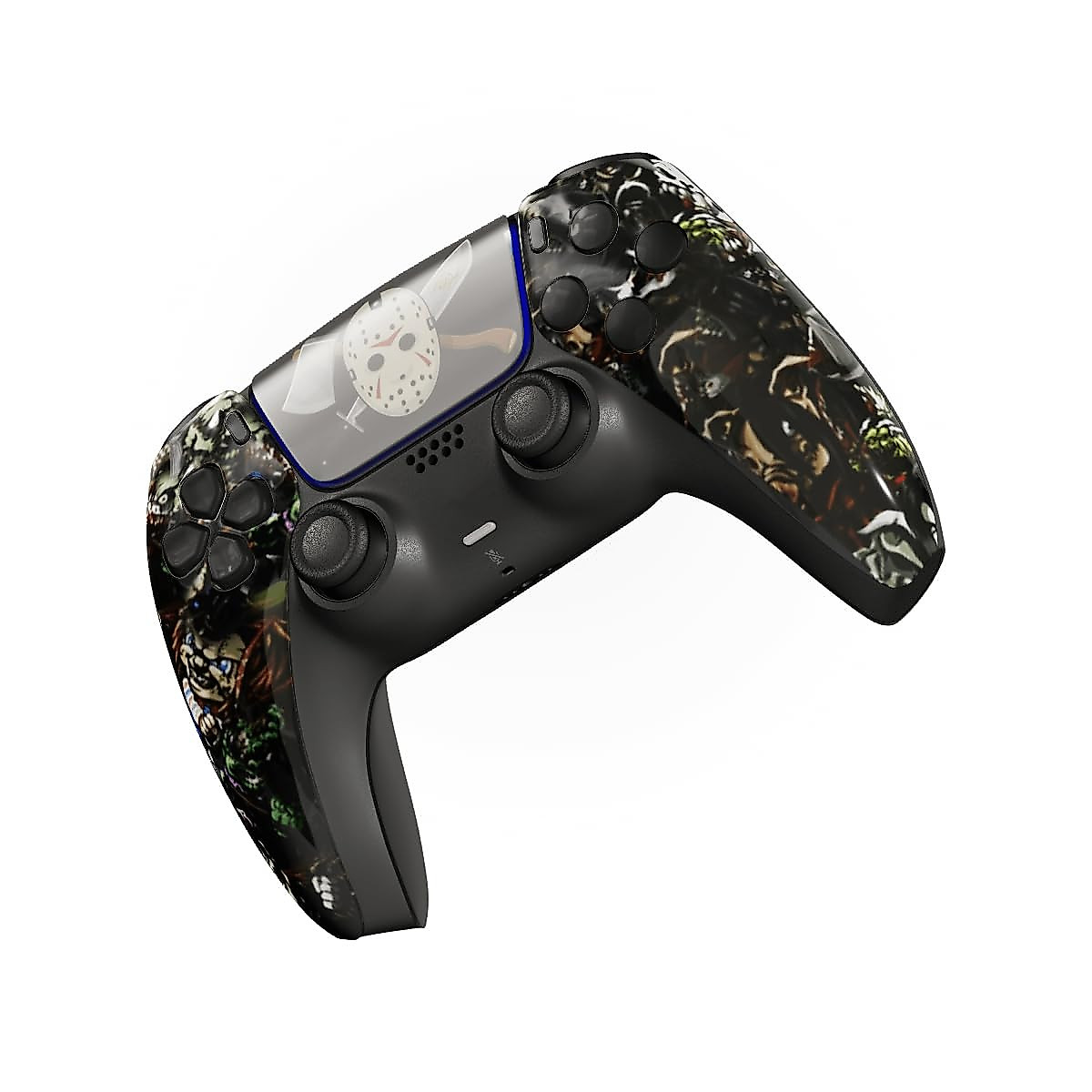 "Scary Party" Custom UN-MODDED Wireless PRO Controller compatible with PS5 Exclusive Unique Design