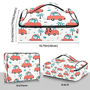 Kcldeci Insulated Thermal Food Carrier Insulated Casserole Carrier for Hot or Cold Food,Driver Shark Insulated Tote Bag for Potluck Cookouts Parties Picnic,Lasagna Lugger