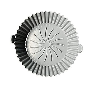 Angoily Fryer Silicone Bakeware Air Fryer Toaster Oven Air Fryer Silicone Pot Silicone Mat for Air Fryer Air Fryer Parchment Paper Baking Tool Air Fryer Silicone Mat Kitchen Air Fryer Pad
