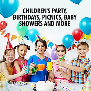 Large Milkshake Straws - Extra Wide Diameter - 50ct/Poly Bag. Cellophane Wrapped, Bright Colors Smoothie Iced Coffee Straws