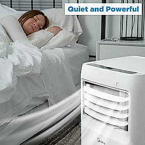 Midea 8,000 BTU ASHRAE (5,300 BTU SACC) Portable Air Conditioner, Cools up to 175 Sq. Ft., with Dehumidifier & Fan mode, Easy- to-use Remote Control & Window Installation Kit Included