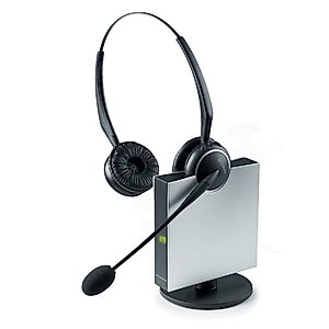 Jabra GN9125 Duo Flex-Boom Wireless Headset for Deskphone (Renewed)