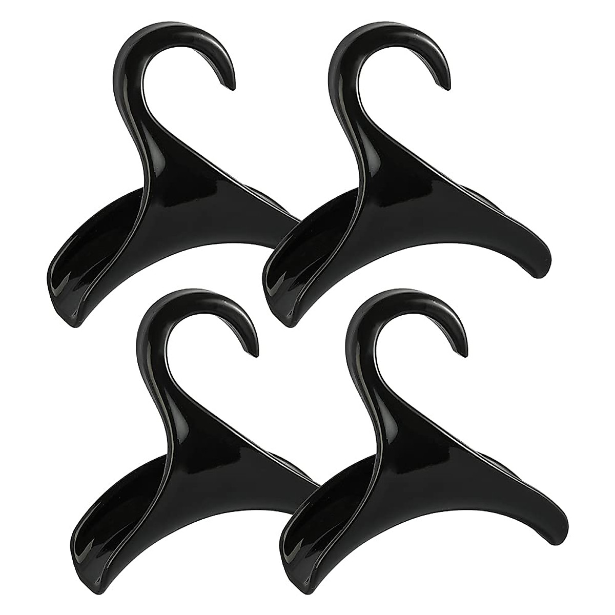 Purse Hanger Hook Bag Rack Holder - Handbag Hanger Organizer Storage - Over The Closet Rod Hanger for Storing and Organizing Purses | Backpacks |Satchels | Crossovers | Handbags | Tote（4 Pack）