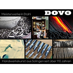 DOVO Carbon Ebony Shave Ready Swedish Steel Straight Razor