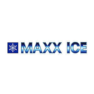 Maxx Ice MIM50P 65Lb Premium Clear Ice Cube Maker Machine with Drain Pump Blue LED and Built-in Undercounter or Freestanding Household Residential or Commercial Use, 15 Inch Wide, Silver
