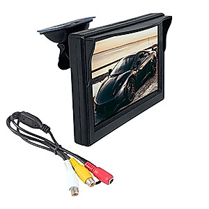 4.3 Inch Car Monitor Tft LCD Digital 16:9 800 * 480 Screen 2 Way Video Input Colorful for Reverse Rear View Camera DVD Vcd P8l2