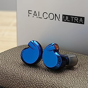 HiFiGo DUNU Falcon Ultra 1DD in-Ear Monitors, Upgraded Single Dynamic Driver with Magnesium Alloy Diaphragm IEMs in-Ear Earphones (Klein Blue)