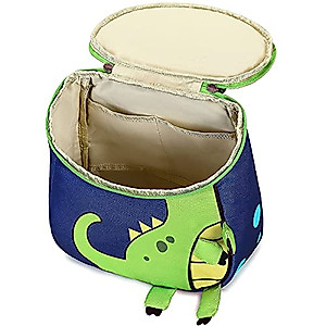 Bluboon Toddlers Backpack for Girls Cute Preschool Backpack 3D Schoolbag Toddler Bookbag for Kids (Dinosaur Green)