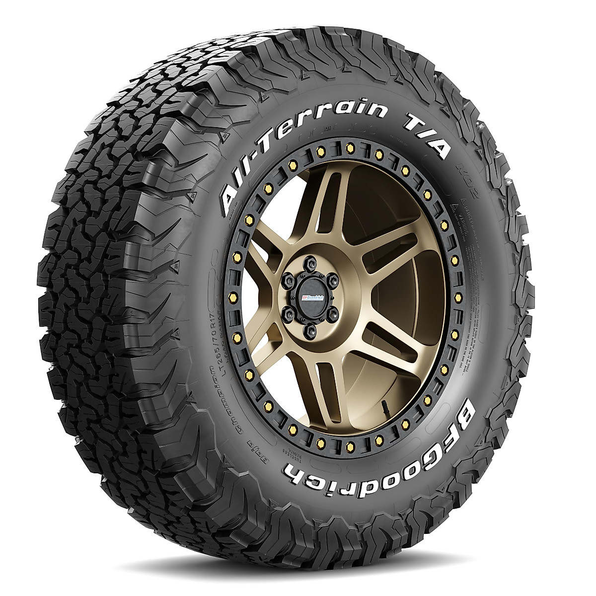 BFGoodrich All Terrain T/A KO2 Radial Car Tire for Light Trucks, SUVs, and Crossovers, 30x9.50R15/C 104S