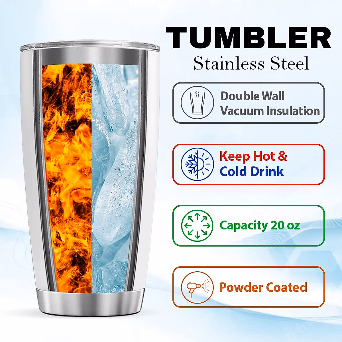 Tumbler Tool Insulated 20 30 Oz Band Stainless Coffee Steel