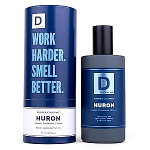 Duke Cannon Supply Co. Proper Cologne, 1.7 Fl Oz - Eau de Parfum for Men (Huron)